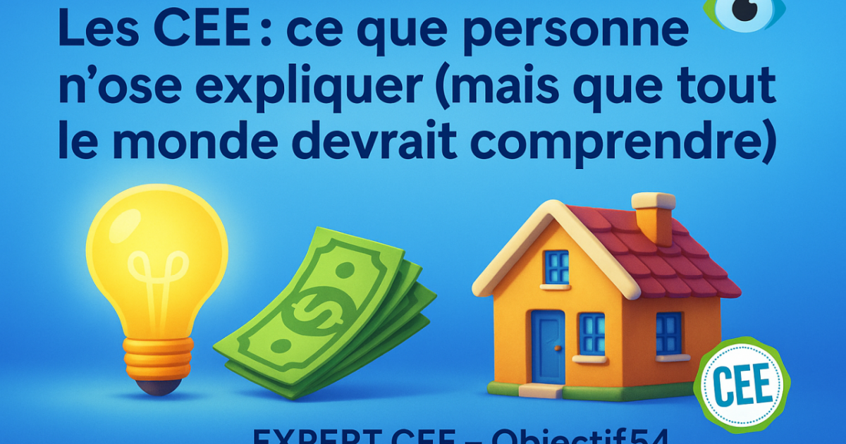 Les CEE : ce que personne n’ose expliquer (mais que tout le monde ...